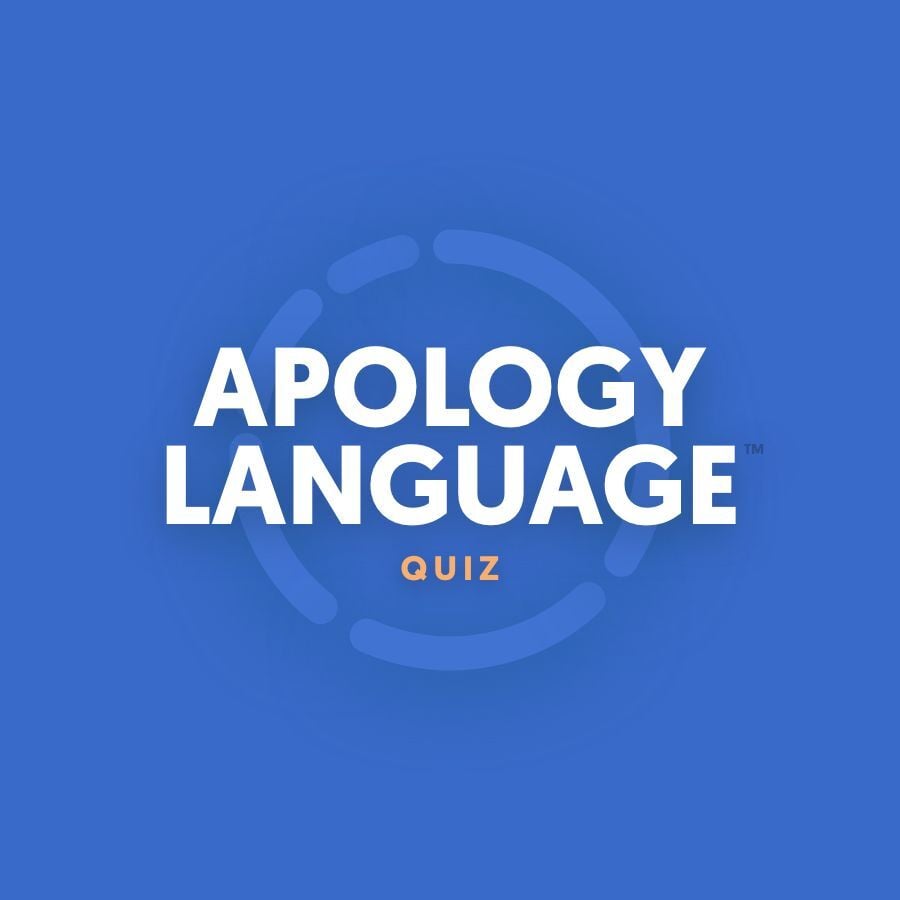 The Apology Language Quiz